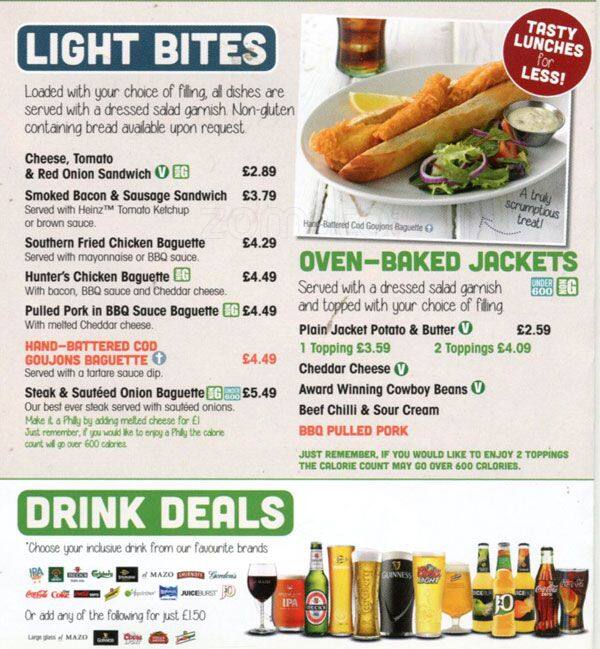 Menu at The Lincoln pub & bar, London