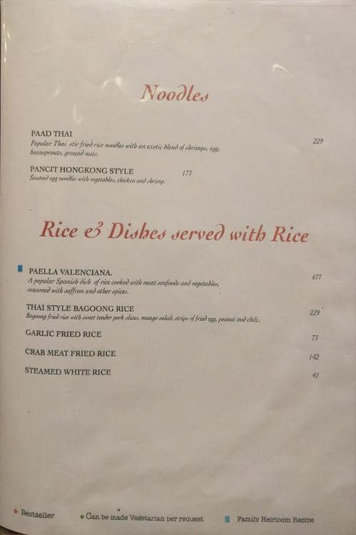 Menu at Cafe Juanita, Pasig, 19 W Capitol Dr