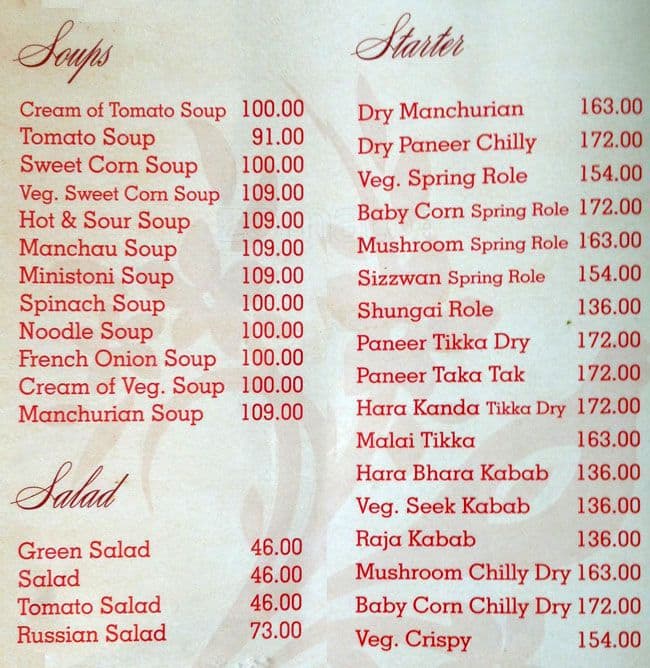 Natraj Dining Hall & Restaurant menu - Zomato