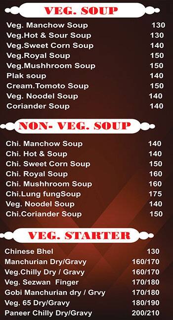 Menu of Sayan Fast Food, Ghodbunder Road, Thane