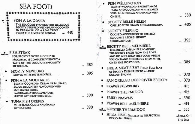 Mocambo, Park Street Area, Kolkata - Restaurant - Zomato