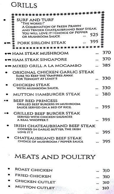 Mocambo, Park Street Area, Kolkata - Restaurant - Zomato