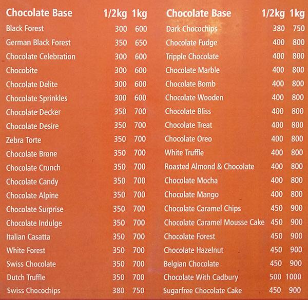 Hybrid Cake Lounge Menu, Menu for Hybrid Cake Lounge, Old Panvel, Navi ...