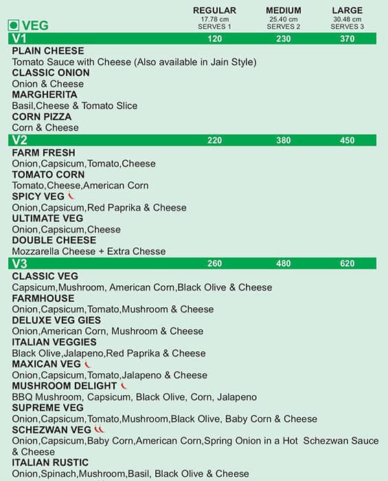 Menu of Joker Joe's, Malad East, Mumbai