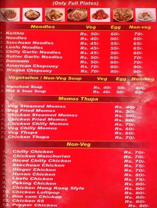 Koithio Kitchen Menu, Menu for Koithio Kitchen, New BEL Road, Bangalore ...