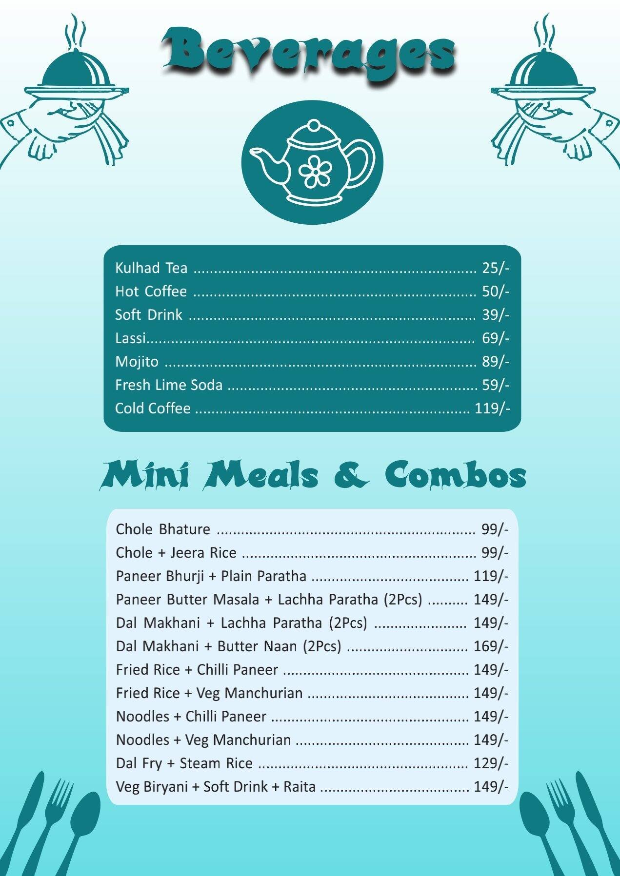 Menu of Food Hub, Nirala Nagar, Lucknow