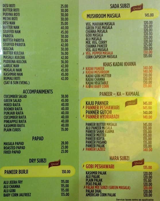 Roti Ghar Menu, Menu for Roti Ghar, Basavanagudi, Bangalore - Zomato