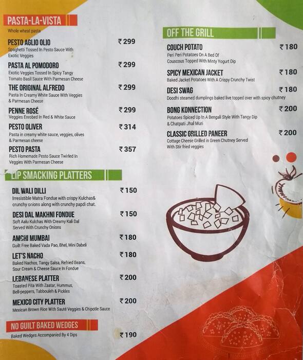 Menu at The Feast Bakery, Jaipur, Cafe CornerStone by Pallavi Daga