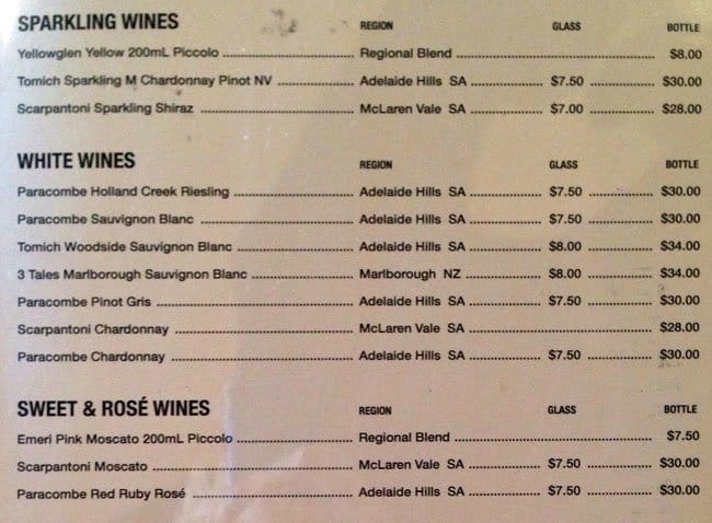 Menu at Mandarin Coin Restaurant, Ridgehaven, North East Road