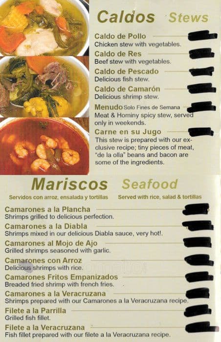 Menu at El Tio Loco restaurant, Cicero, Ogden Ave