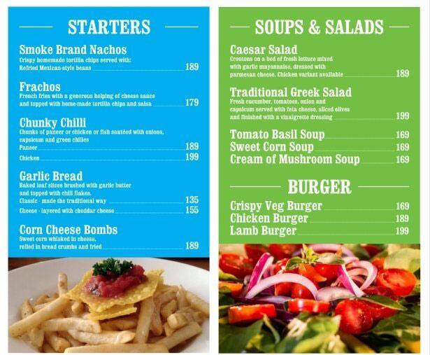 Menu at Smoke - The Sizzler House, Bengaluru, FB 06