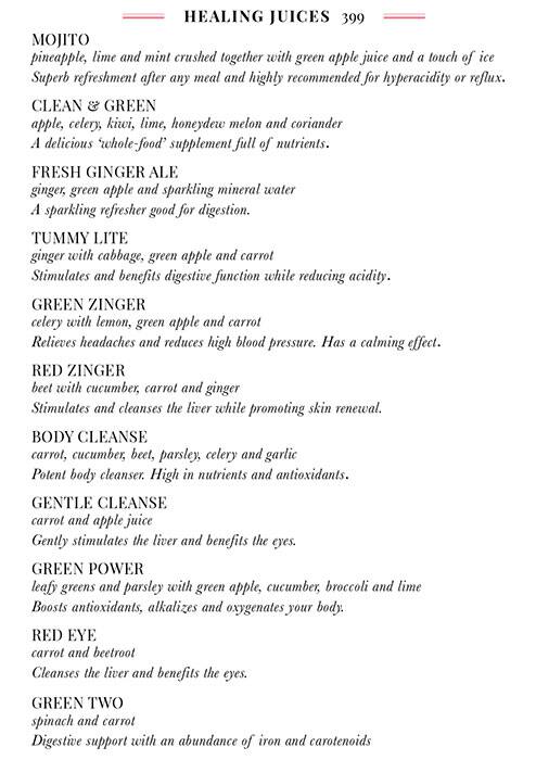 Menu of DEL - Roseate House, Aerocity, New Delhi