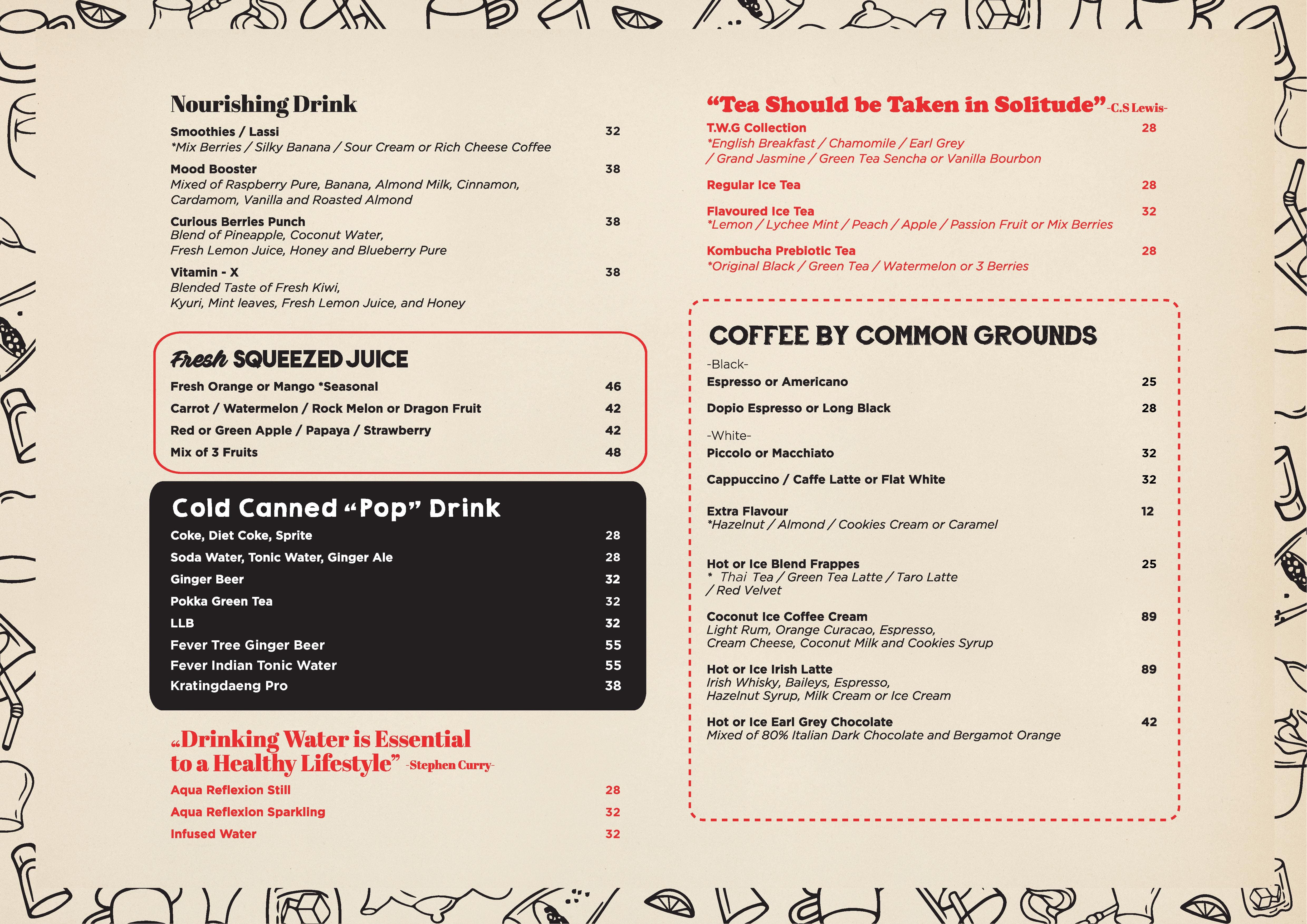 Roca Restaurant Menu at Robert Sheffield blog