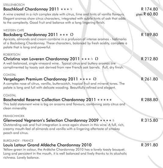 Menu at The Raj, Midrand, Crowthorne Shopping Centre