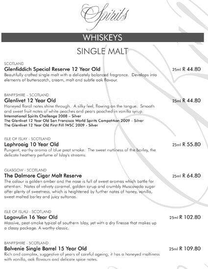 Menu at The Raj, Midrand, Crowthorne Shopping Centre