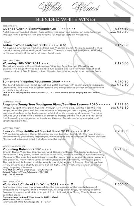 Menu at The Raj, Midrand, Crowthorne Shopping Centre