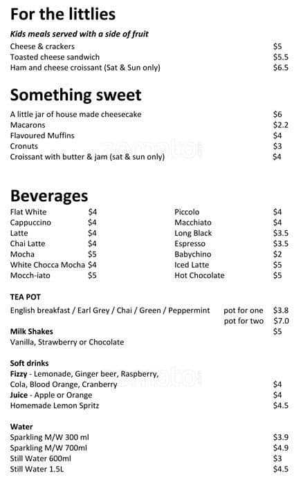 Menu at The Cheese Barrel, Millendon