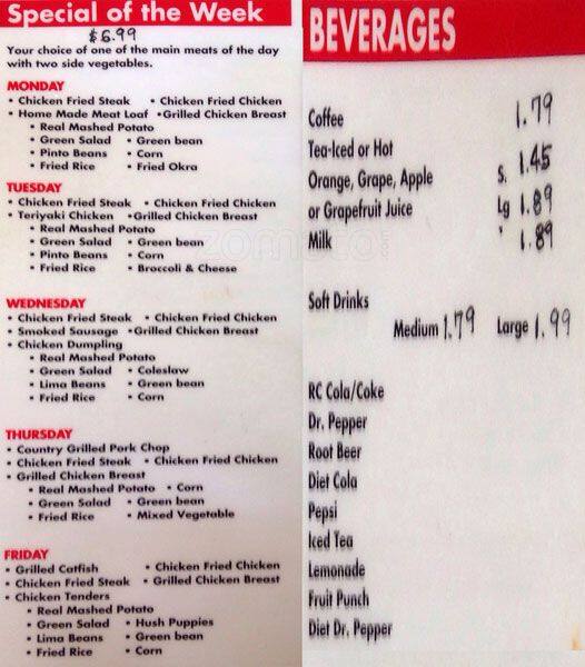 Menu at 'Prairie Dog' Drive In Restaurant, Grand Prairie