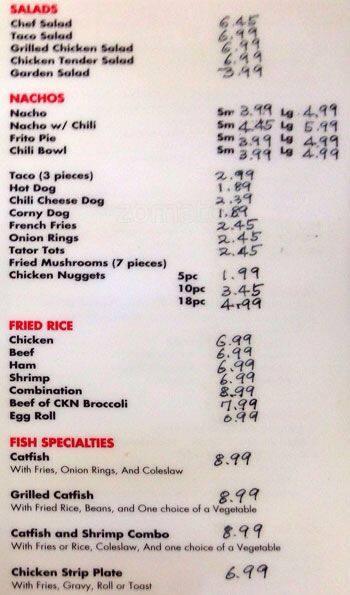 Menu at 'Prairie Dog' Drive In Restaurant, Grand Prairie