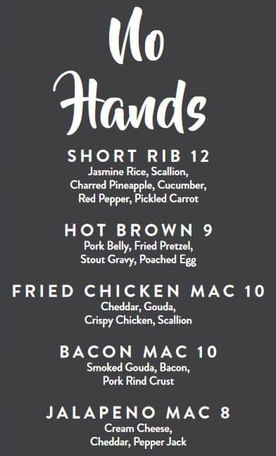 Menu at FireKeepers Casino Hotel pub & bar, Battle Creek, E Michigan Ave