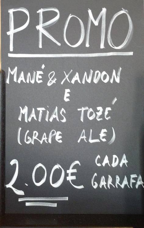 Menu at Taproom Oitava Colina pub & bar, Lisbon