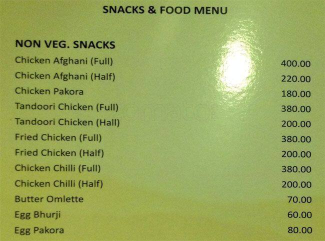 Diamond Restaurant And Bar Menu - Zomato