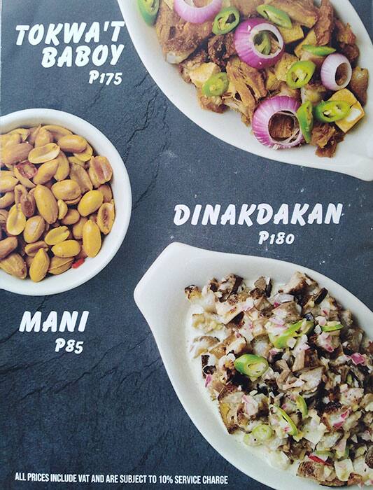 Menu at Fika Manila cafe, Quezon City