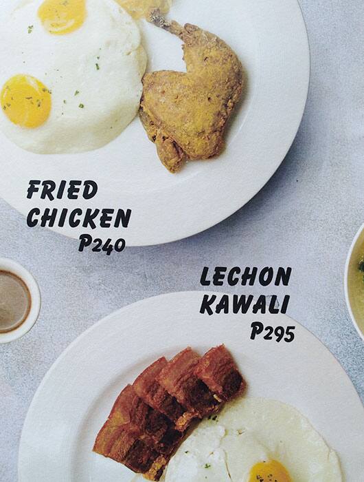 Menu at Fika Manila cafe, Quezon City
