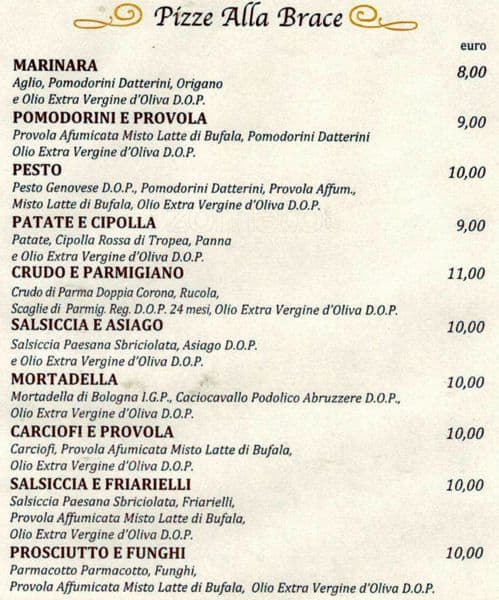 Menu da Brace e Risotti - Massare' ristorante con griglia, Milano, Via ...