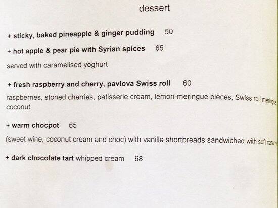 Menu da Lucky Bean ristorante, Roma