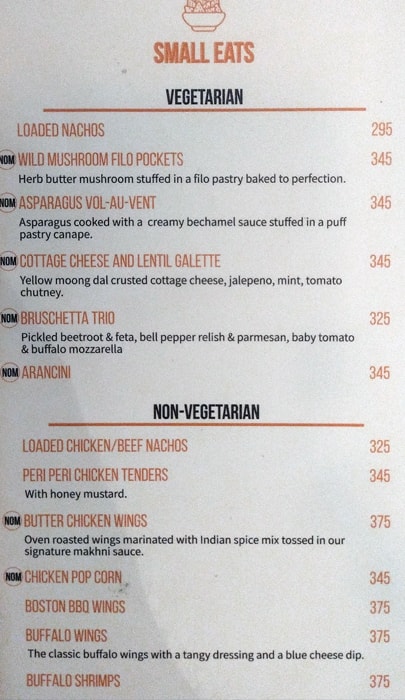 Menu at Double Roti, Chennai, 2/546