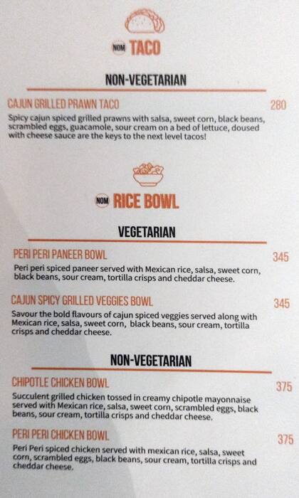 Menu at Double Roti, Chennai, 2/546