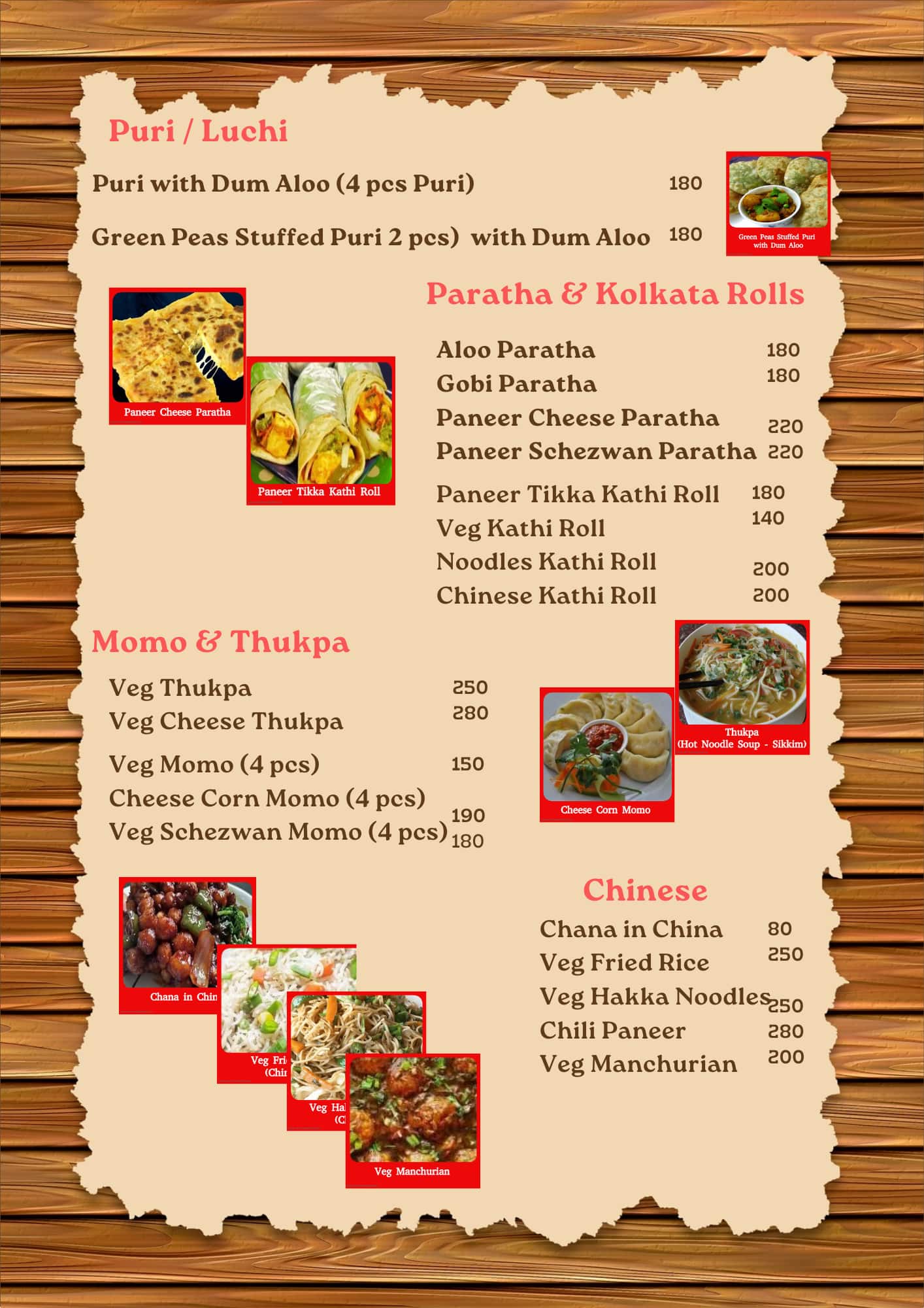 Menu of Bay Of Bengal, Matunga West, Mumbai