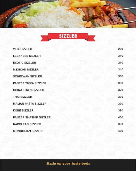 Menu at Den's Pizza Piplod, Surat
