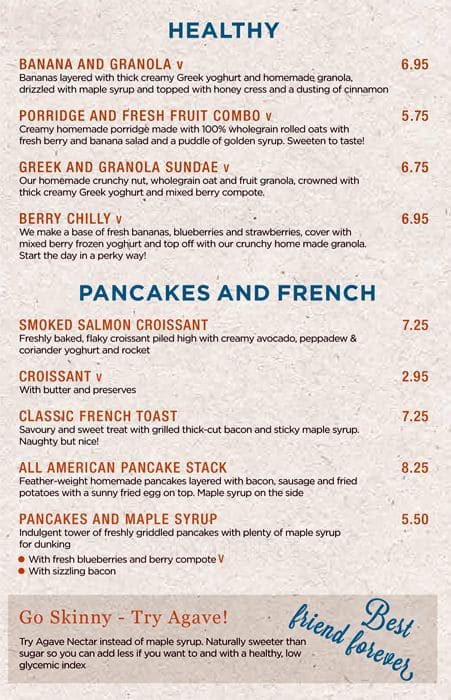 Menu at Fego cafe, Cobham, 14 Anyards Rd