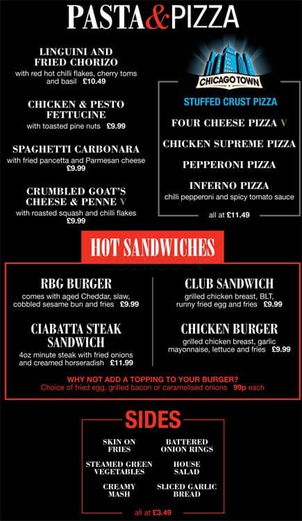 Menu at Mercure Birmingham West Hotel restaurant, West Bromwich