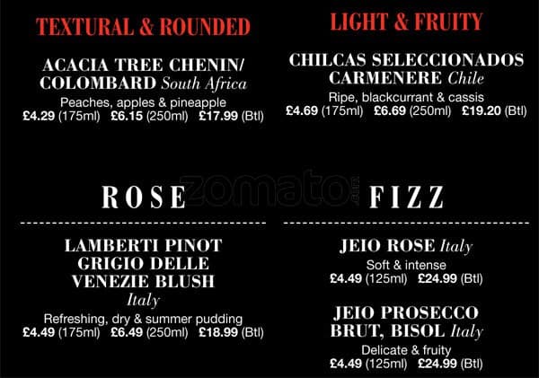 Menu at Mercure Birmingham West Hotel restaurant, West Bromwich