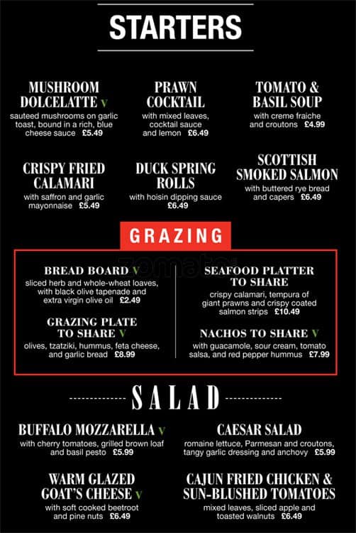 Menu at Mercure Birmingham West Hotel restaurant, West Bromwich