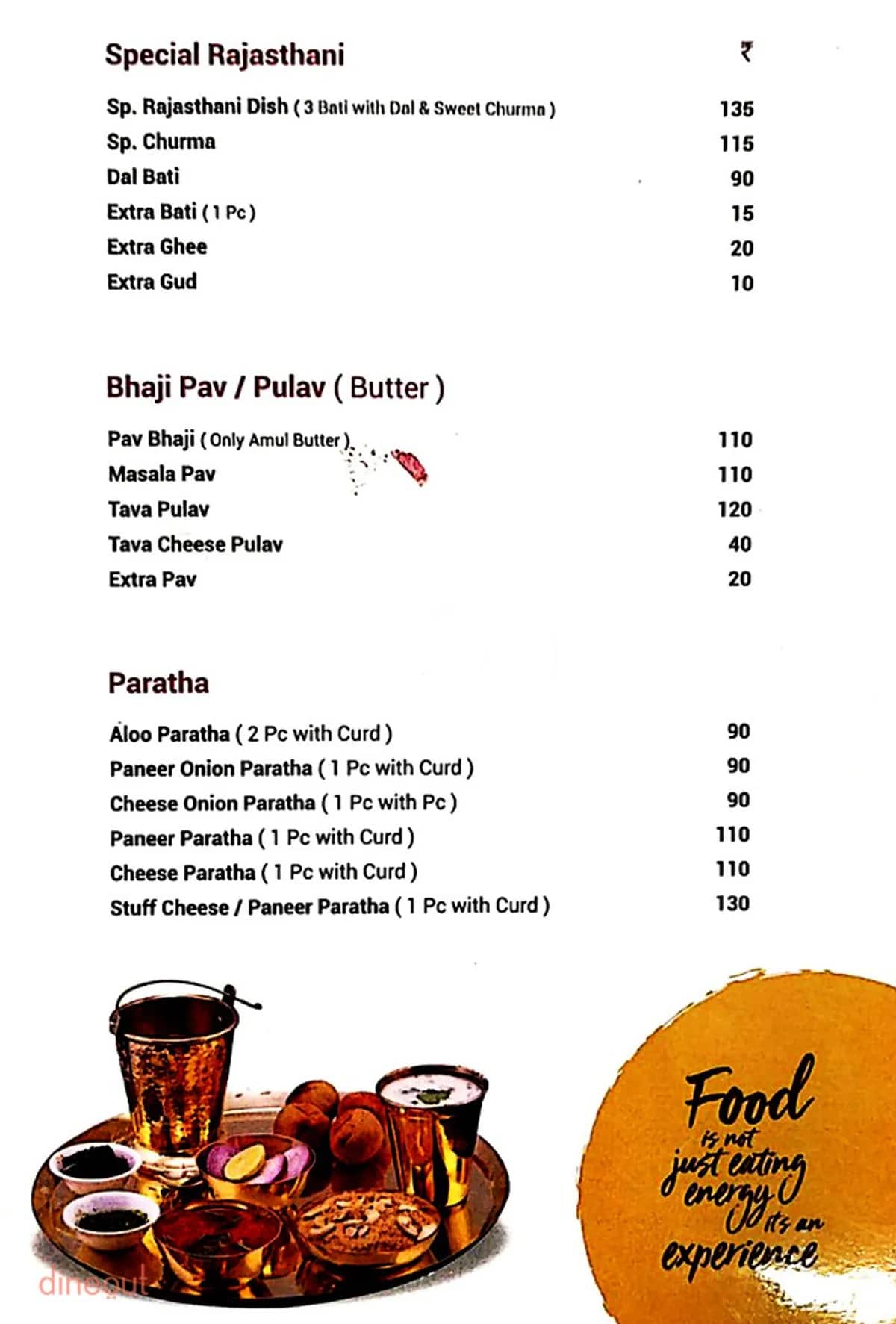 Menu at Ahmedabad-15, Ahmedabad, Vastrapur