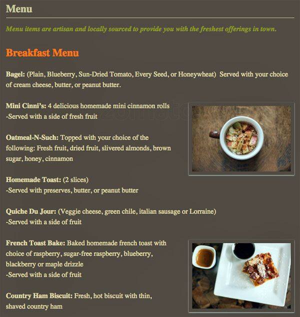 Menu at Purdy's Coffee Co. cafe, Richmond, 444 Big Hill Ave Suite B