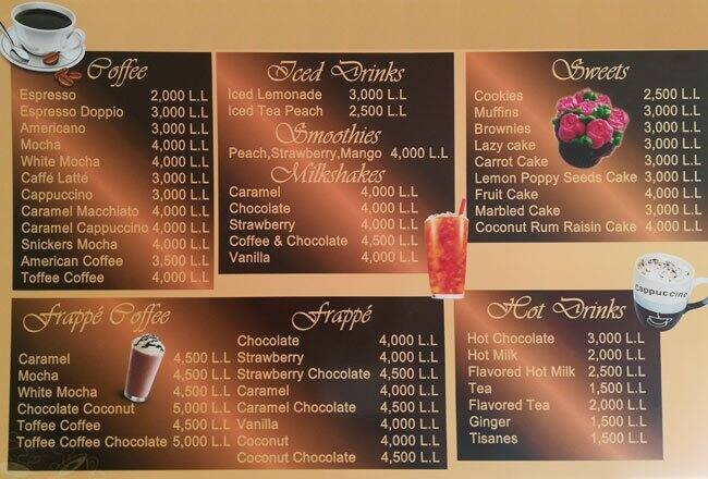 Cup & Cake Menu, Menu for Cup & Cake, Kaslik, Kesserwein - Zomato Lebanon