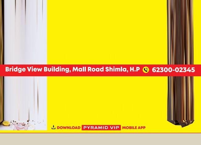 Menu at Pyramid Express, Shimla