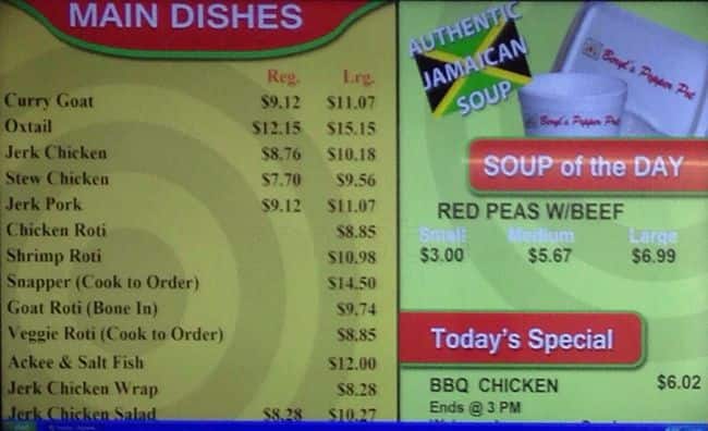 Beryl's Pepper Pot Menu, Menu for Beryl's Pepper Pot, Ajax, Toronto ...