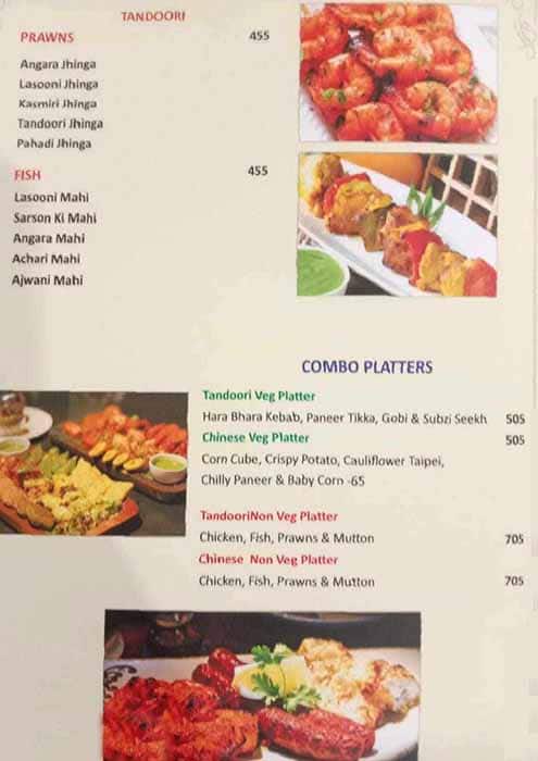 Menu at Cassia-ALL DAY DINING, Hyderabad, Metro Station