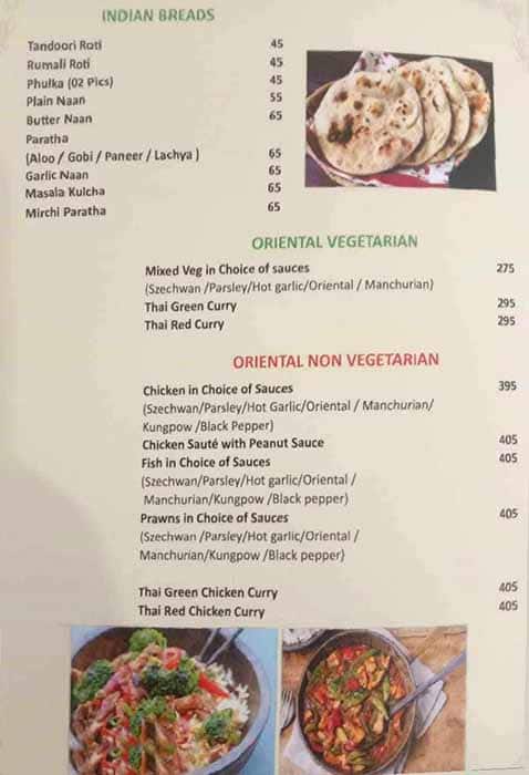 Menu at Cassia-ALL DAY DINING, Hyderabad, Metro Station