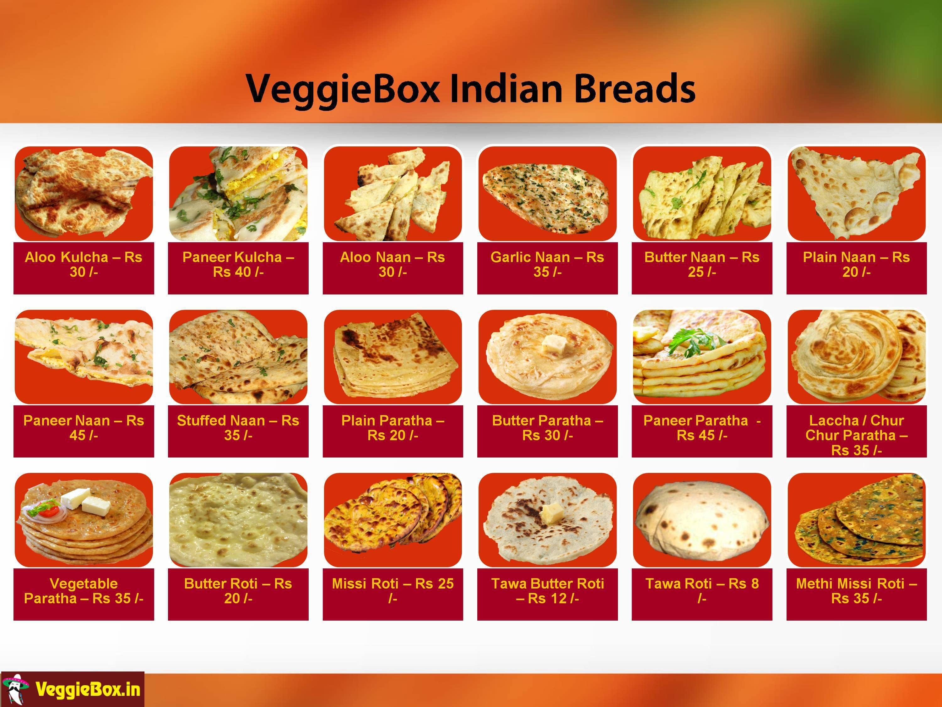 Menu at Veggiebox In, Noida