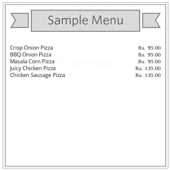 Menu of Bombay Pizza, Sector 72, Noida