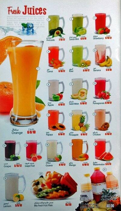 Janata Restaurant Menu, Menu for Janata Restaurant, Al Rigga, Dubai ...