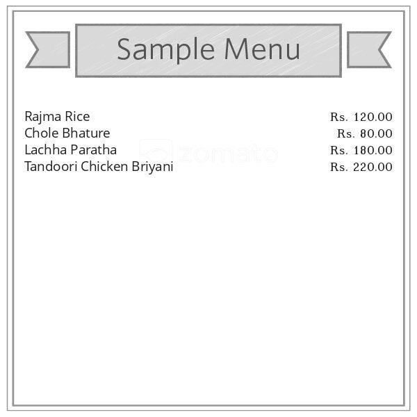Menu at Suhani's Indian & Chinese Fast Food, New Delhi, C-9