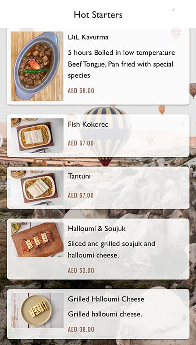 Menu of The Qasab Turkish Cuisine, Jebel Ali Village, Dubai